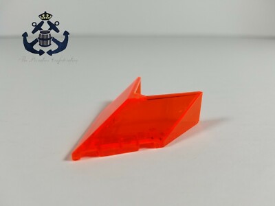 Lego Trans-Neon Orange Windscreen 6 x 4 x 1 1/3 Pointed 22483 For Nexo ...