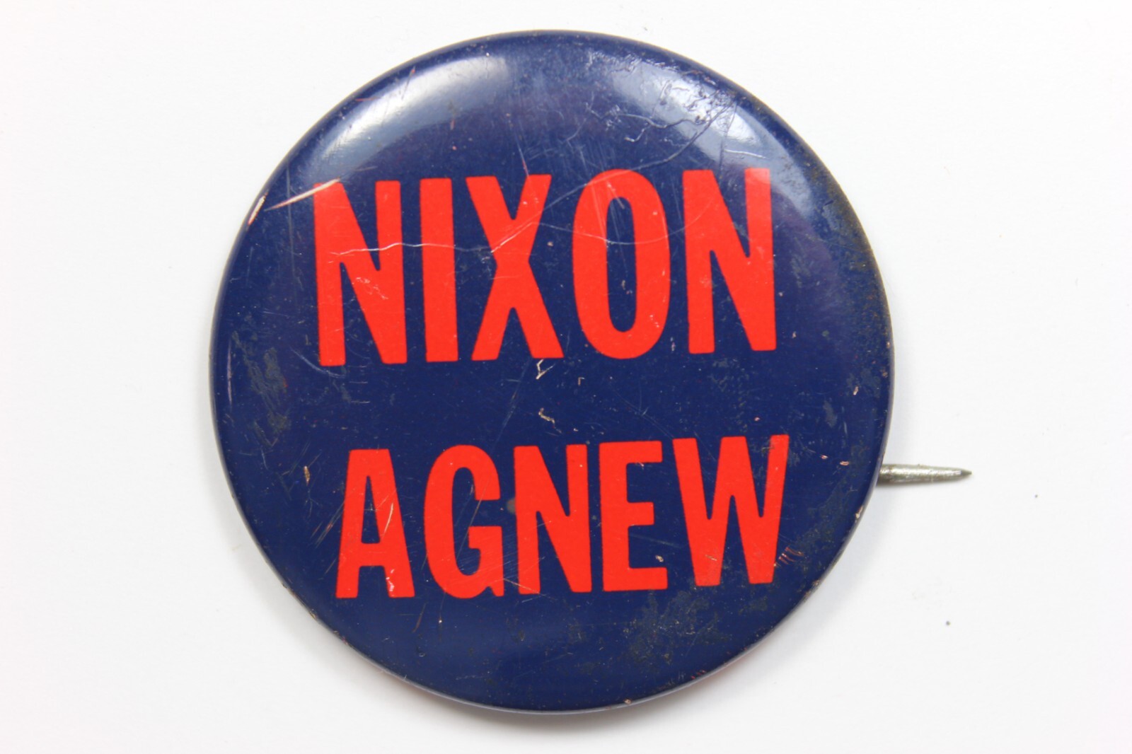 Nixon Agnew Campaign Button Pin Dark Blue And Red 1 1/4” | eBay