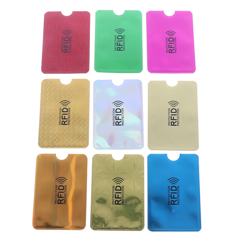 10Pcs Mixed RFID Bank Card Case Protection Shielding NFC Anti-Theft ...