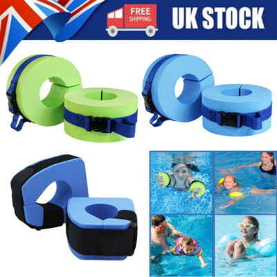 2Pcs Swim Aquatic Cuffs Ankles Arms Belt Swimming Arm Bands Foam ...
