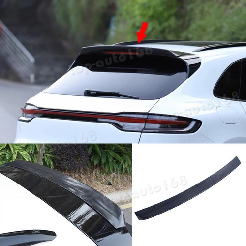 Carbon Fiber Rear Window Roof Spoiler Wing Lip 1PCS For Porsche Macan ...