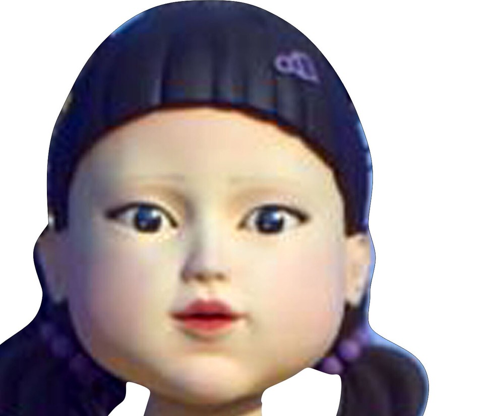 SQUID GAMES DOLL 72" Tall Life Size Cardboard Cutout Standee | eBay