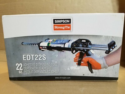 Simpson Adhesive Manual Dispensing Tool 22oz. cartridges EDT22S Strong ...