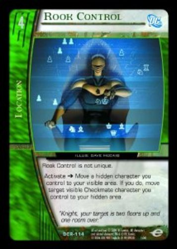 VS System: Rook Control [Played] DC Infinite Crisis TCG CCG Classic ...