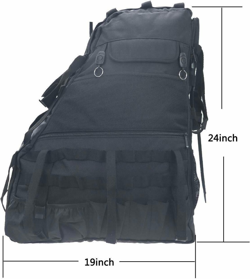 Roll Bar Storage Bag Cage Multi-Pockets for Jeep Wrangler JK JKU TJ ...