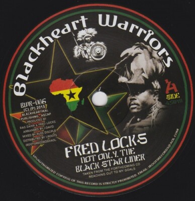 FRED LOCKS Not Only The Black Star Liner 7" NEW VINYL Blackheart ...