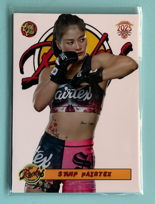 2025 P4P MMA BRING DA RUCKUS STAMP FAIRTEX CUSTOM CARD 1/1 UFC ACEO | eBay