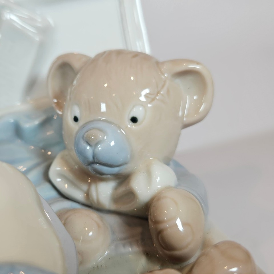 Lladro 6795 My Favorite Place Boy Suitcase Teddy Bear Retired Signed ...