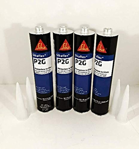 Auto Glass Urethane/Adhesive/Sealant Primerless to Glass 4 Tubes Sika ...