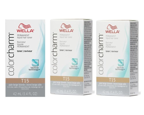 Wella Color Charm Liquid Hair Toner [T15] 42 ML /1.4 oz - CHOOSE Your ...