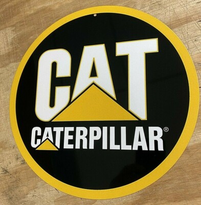 Caterpillar Cat Logo 12" Metal Tin Aluminum Sign | eBay