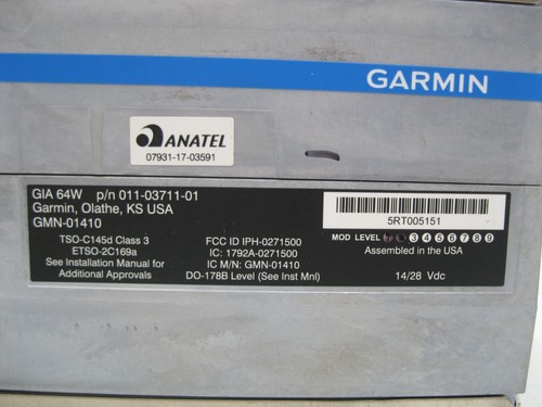 GARMIN GIA64W PN: 011-03711-01 | eBay