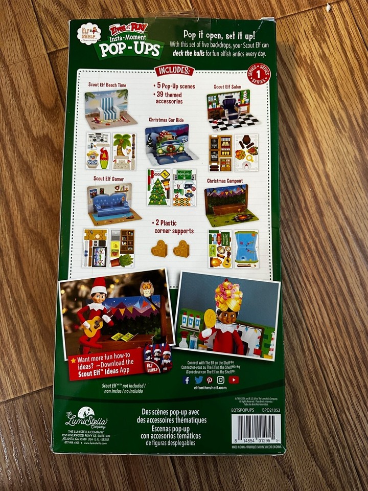Elf On Shelf Pop-Up Scout Elves At Play Insta-Moment Pop-Ups New 46 ...