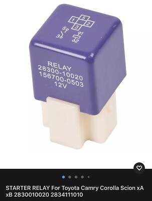 STARTER RELAY For Toyota Camry Corolla Scion xA xB 2830010020 ...