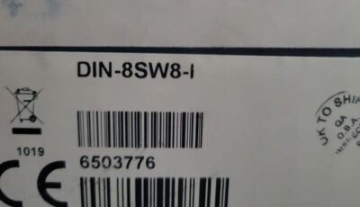 Crestron DIN-8SW8-I DIN Rail High-Voltage Switch with Digital Inputs ...