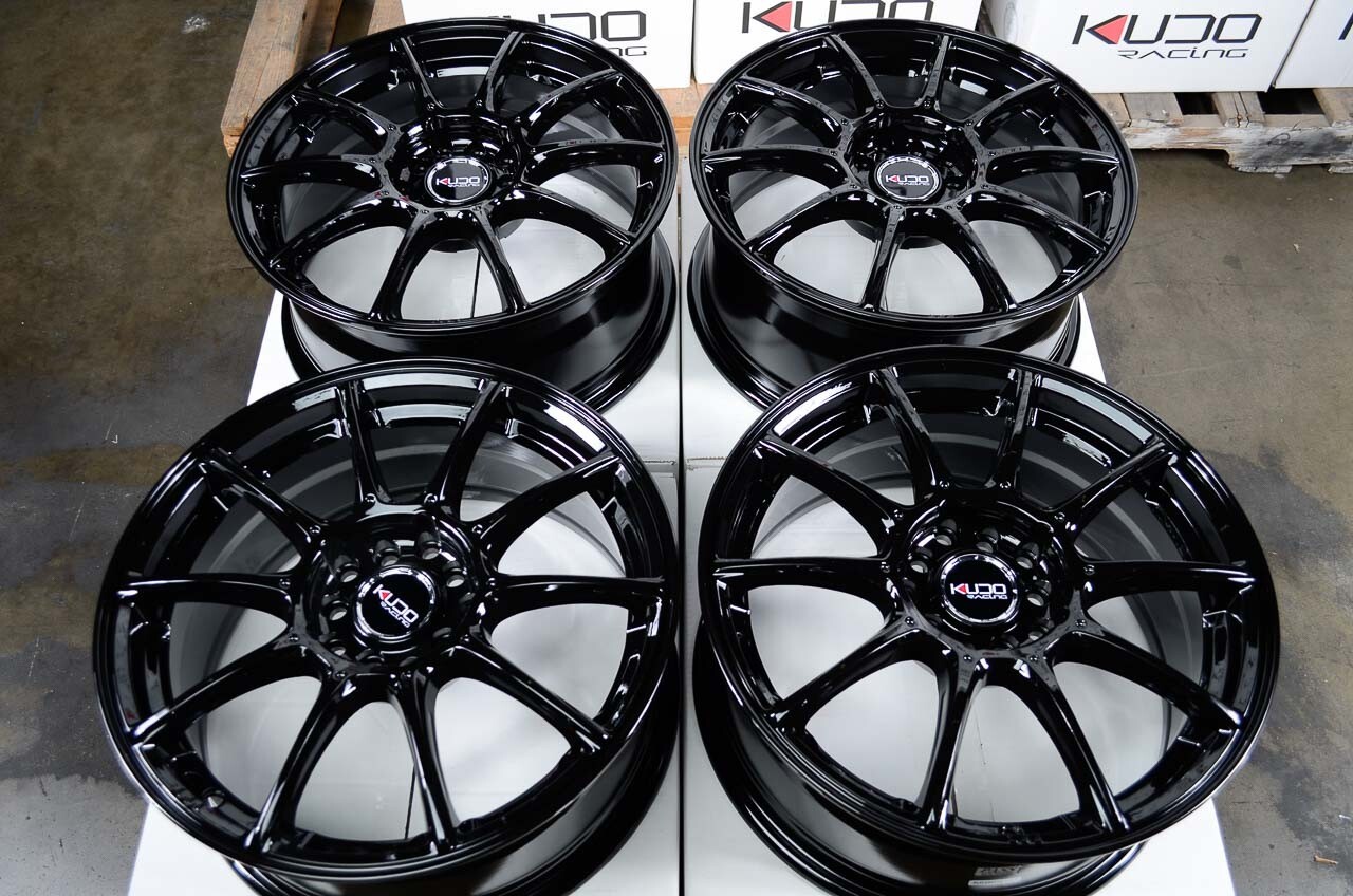 Kudo Racing Flow Formed Lightweight 10.8 LBS Wheels Rims 15x7 5x100 ...