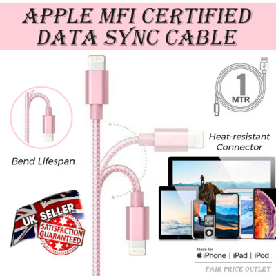 iPhone Fast USB Cable 1M Charger Lead Charging Lead For Apple15 14 13 ...