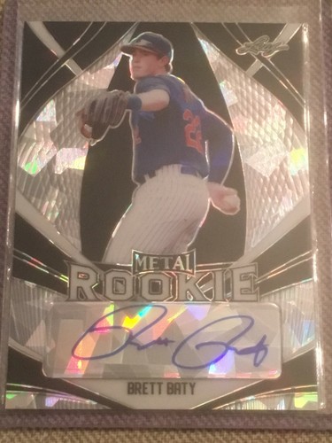 BRETT BATY 2020 Leaf Metal Rookies Autograph #3/5 NEW YORK METS ...