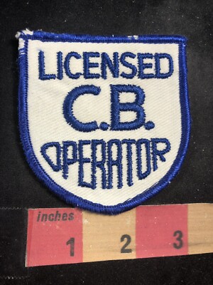 Vintage LICENSED CB OPERATOR Patch - CB Amateur Radio C89M | eBay