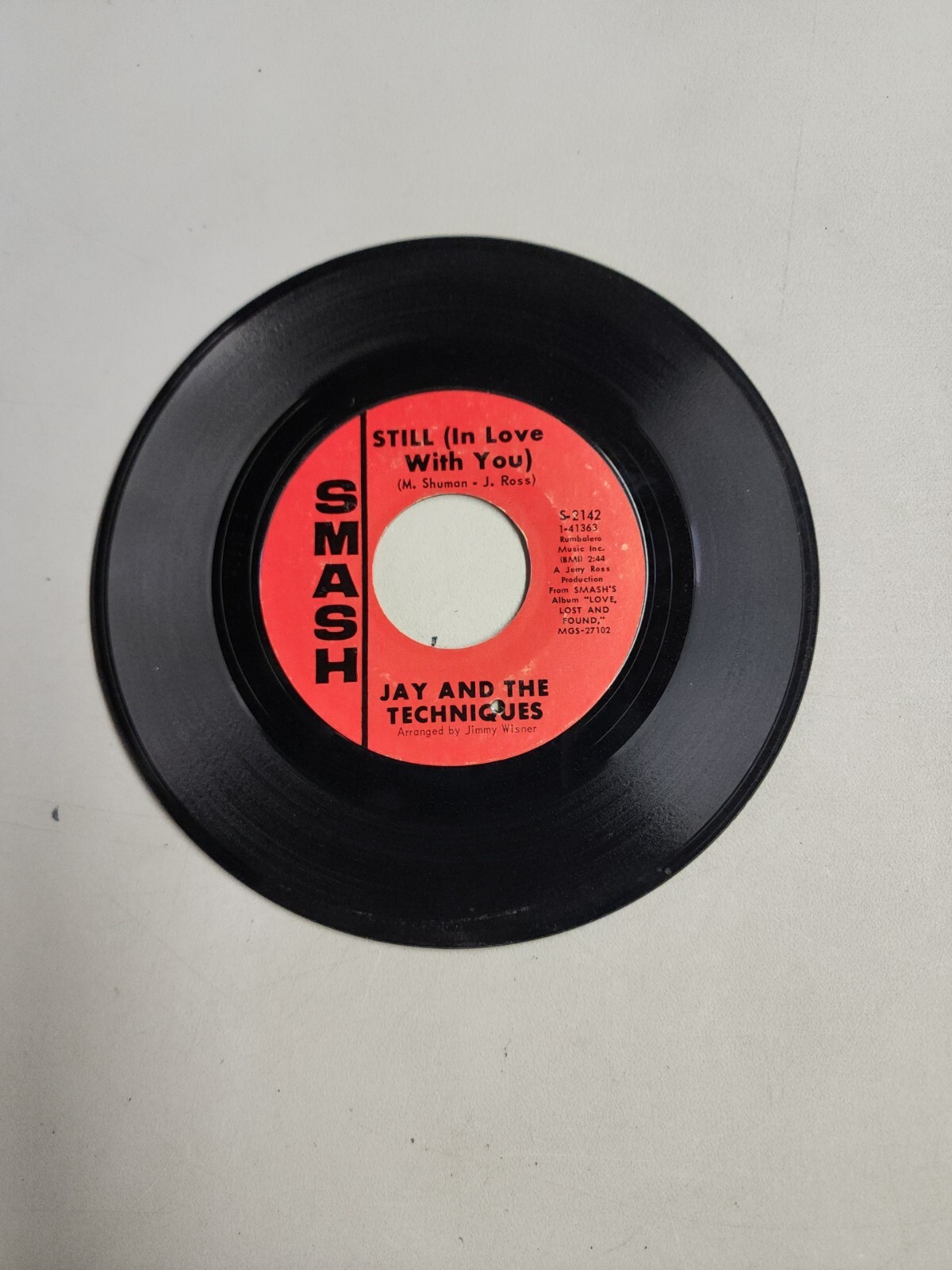 Jay and the Techniques - Still - Smash (45RPM 7")(AA106) | eBay