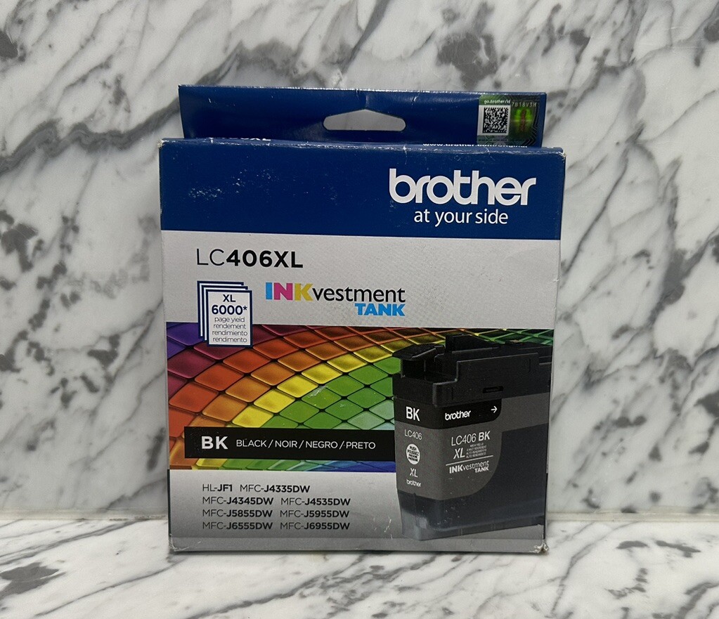 Brother LC406XL-BK Genuine High-Yield Ink Cartridge - Black for sale ...
