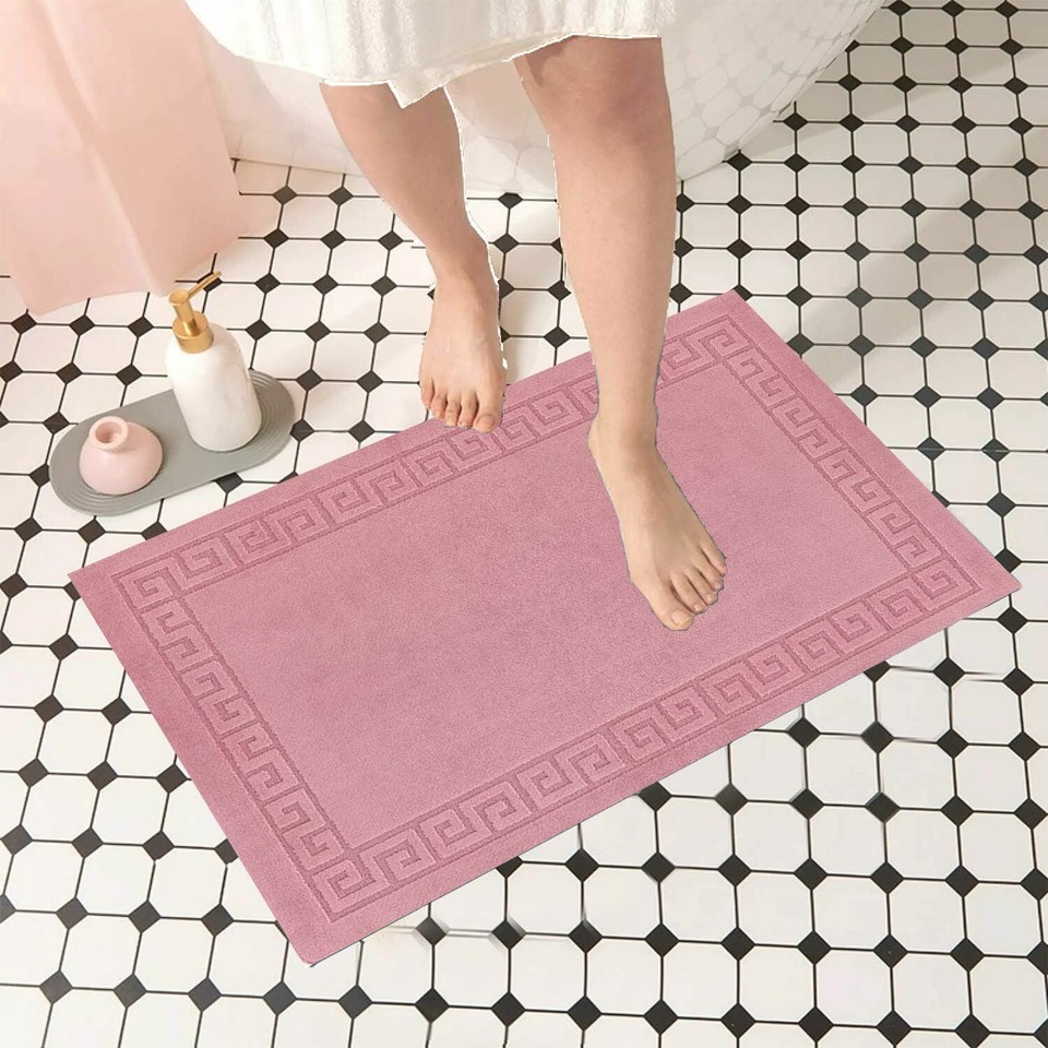 Non Slip Bath Mat Extra Large Bathroom Rugs Water Absorbent Toilet ...