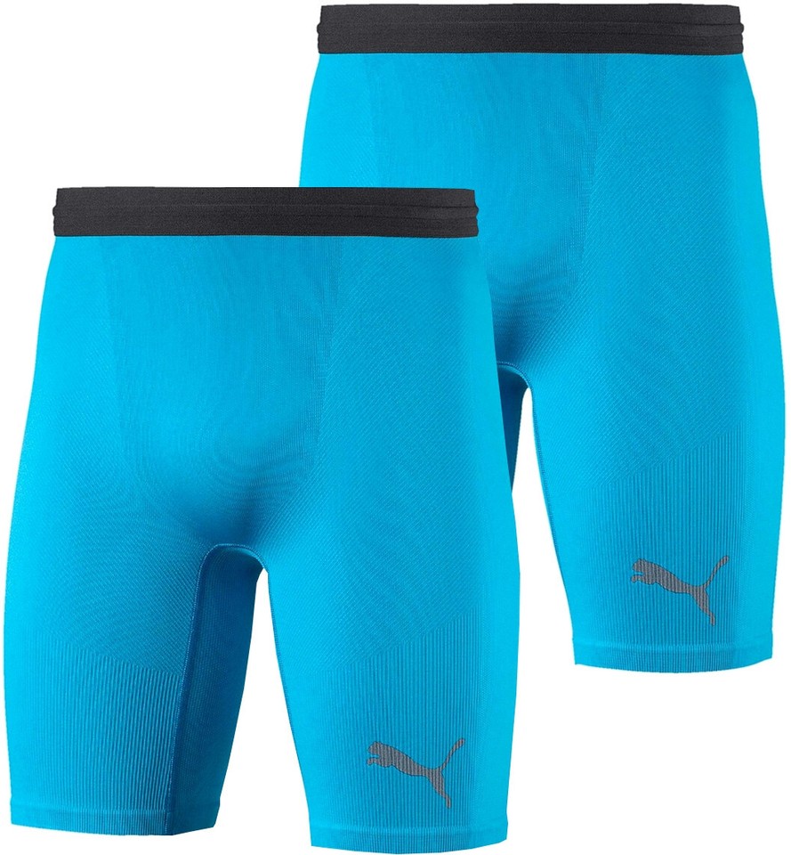 1-3x PUMA Evoknit Breve Stretto Uomo Sport Mutande Boxer Compressione ...