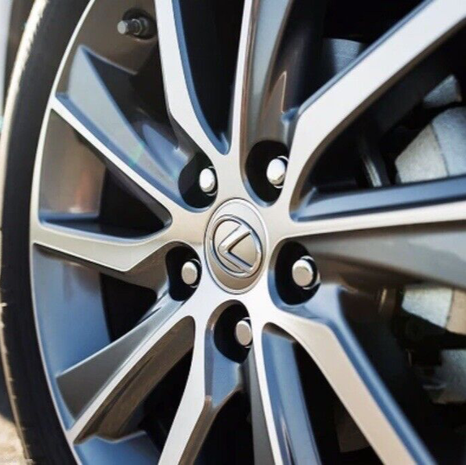 LEXUS Set Of 4 Gray-Chrome Wheel Center Caps 62MM - Satisfaction ...