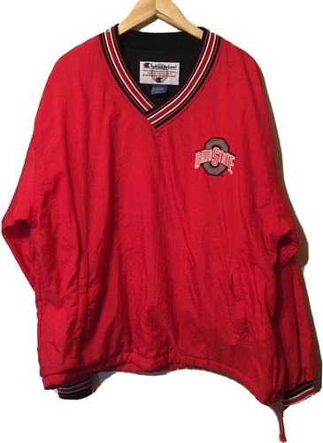 OHIO STATE VTG Champion Windbreaker Pullover College Football Buckeyes ...