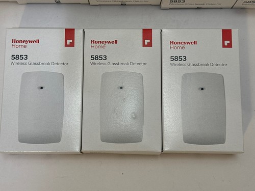 Lot of 3 Brand New Honeywell 5853 Wireless Glass Break Sensor Ademco ...
