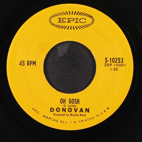 DONOVAN: wear your love like heaven / oh gosh EPIC 7" Single 45 RPM | eBay