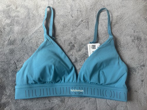 Lululemon License to Train Triangle Bra A/B Marlin Blue Size 6 | eBay