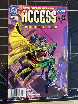 DC / MARVEL ALL ACCESS #2of4 NM- 9.2 starring Jubilee & Robin 1997 ...