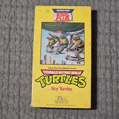 Sky Turtles (VHS) TEENAGE MUTANT NINJA TURTLES | eBay