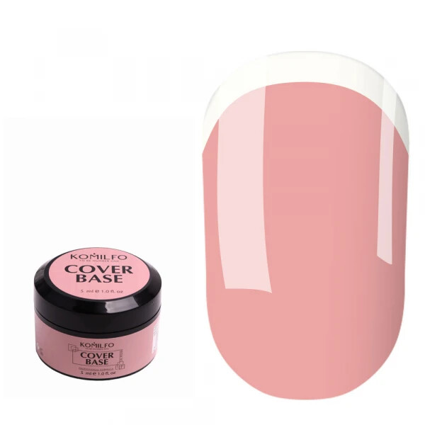 KOMILFO French Rubber Base Coat, Cover Base Coat, Glitter French Base ...