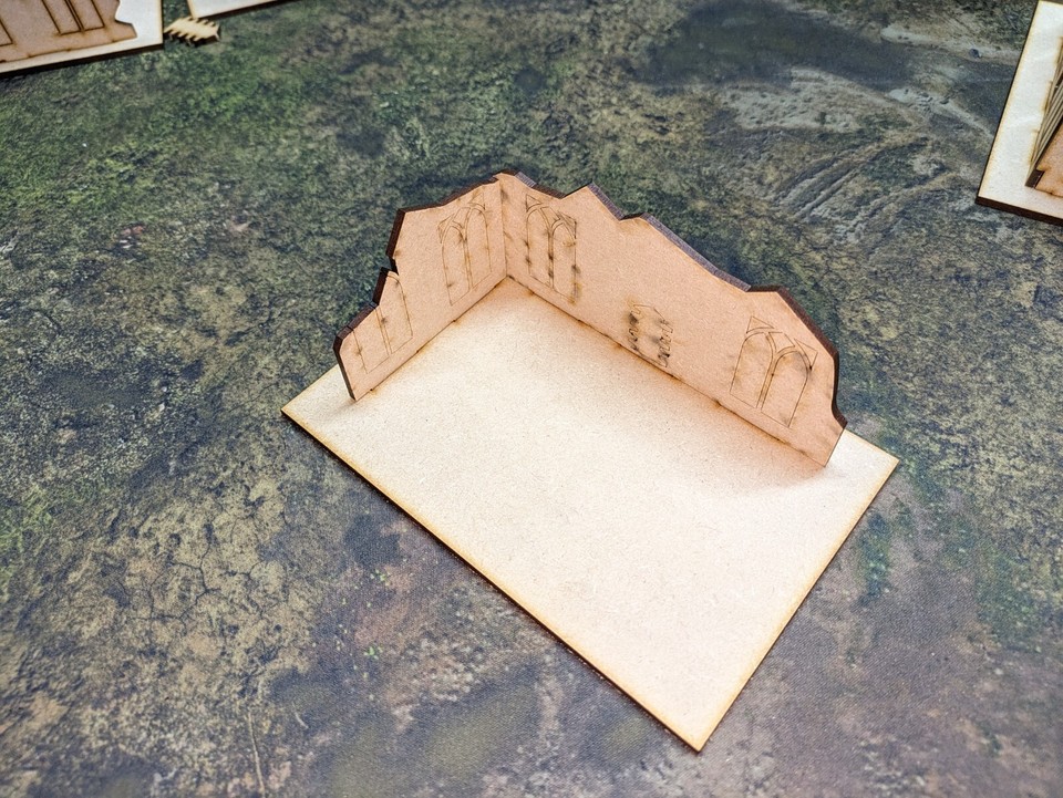 MDF Warhammer 40k 10th ruins Tournament Building Terrain Scenary ...