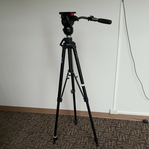Manfrotto 075B Super Load Professional Tripod & Miller 50 Series II Fluid Head | eBay