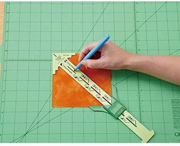 5-in-1 Sliding Gauge Measuring Sewing Ruler #ST-A23(2pcs) for Sewing ...