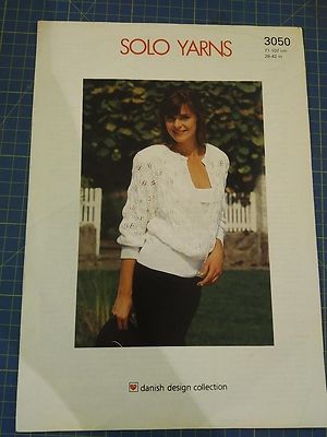 Solo Yarns Women's Top & Cardigan Knitting Pattern 3050 | eBay