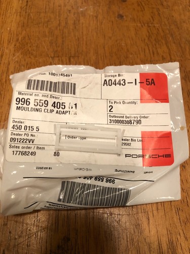 Porsche OEM 99-13 911 Roof-strip Adapter 99655940501 for sale online | eBay