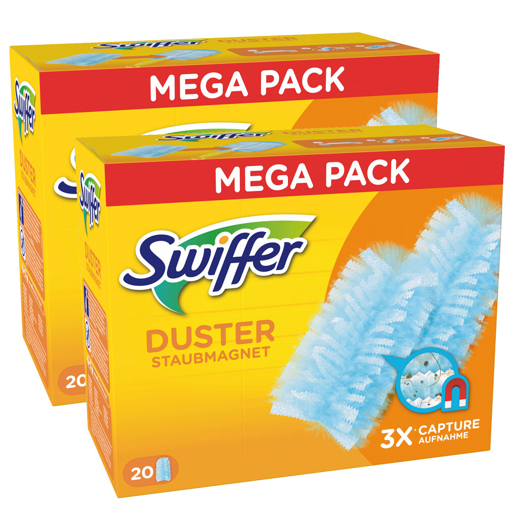 20er Pack Original Swiffer Nachfülltücher für Staubmagnet - Menge ...