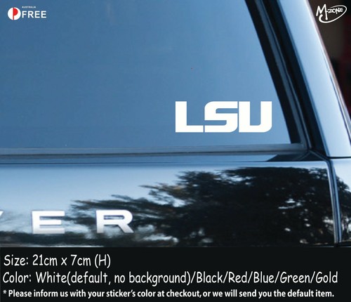 LSU tigers Stickers Reflective Car Decals University Team Best Gifts | eBay