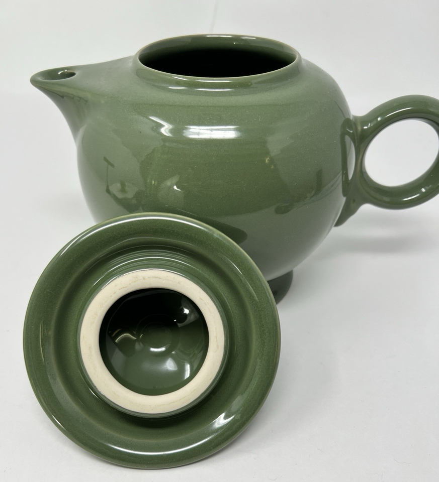 FIESTA TEAPOT TEA POT sage green FIESTAWARE RARE HTF! | eBay