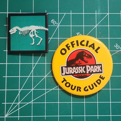 Jurassic Park 1993 Launch Pins Lot – Official Tour Guide + AMNH ...
