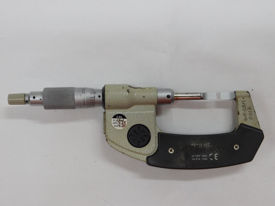 Mitutoyo Digimatic Blade Micrometer 422-330, 0-1" .00005" (c) - Good ...