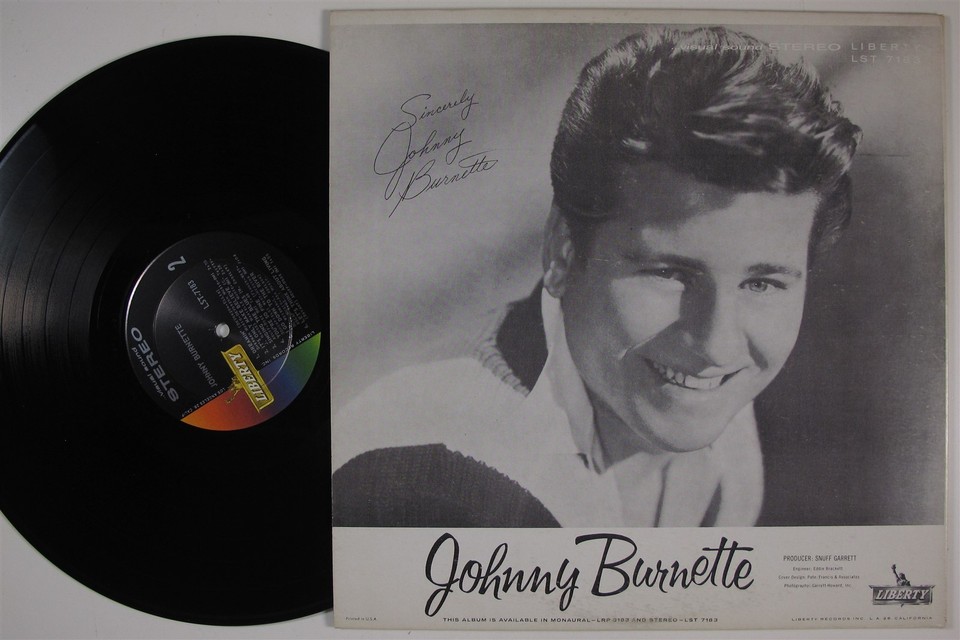 JOHNNY BURNETTE Self Titled LIBERTY LST-7183 LP VG+ c | eBay