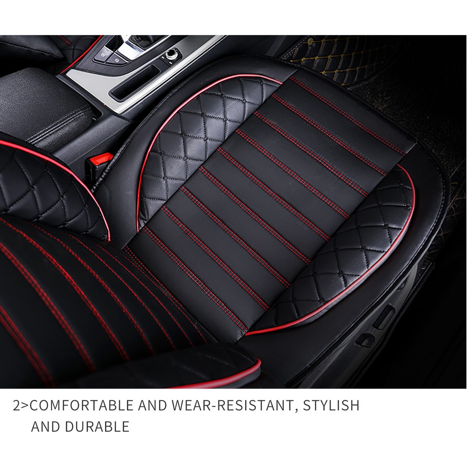 For Infiniti G37 Q50 Sedan Full Black PU Leather Front Rear Cushion 5 ...