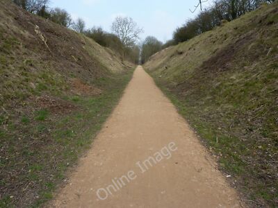Photo 6x4 Teversal Track Rowthorne Former colliery branch line. c2011 ...