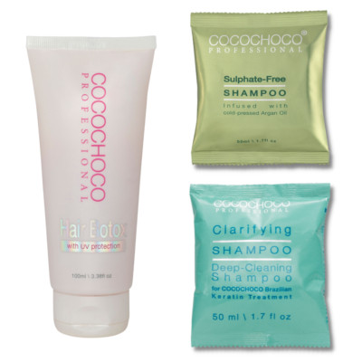Cocochoco Boto x Hair Smoothing Treatment With UV Protection Kit ...