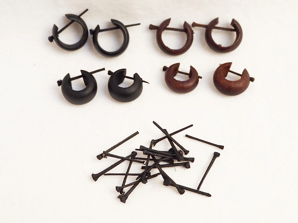 Aretes De Coco Para Hombre